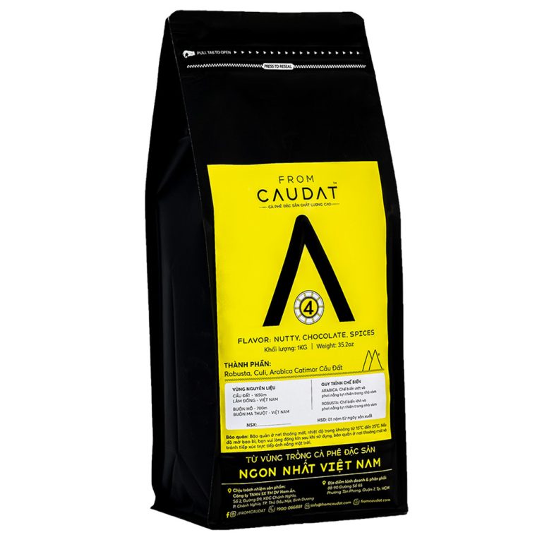 FROM CAU DAT COFFEE A4 Cà phê đặc sản chất lượng cao (80% Robusta 20% ...