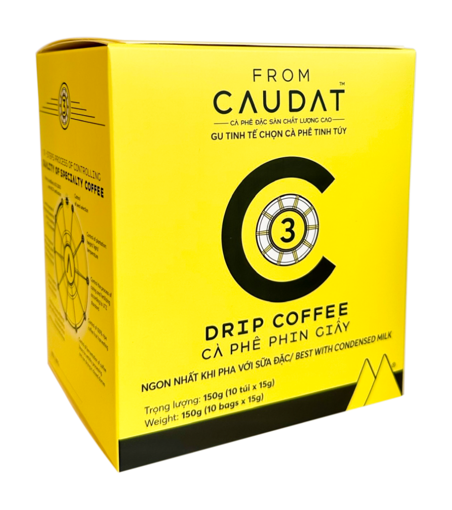 FROM CAU DAT COFFEE - Cà phê Phin giấy tiện lợi C3 - FROM CAU DAT ...